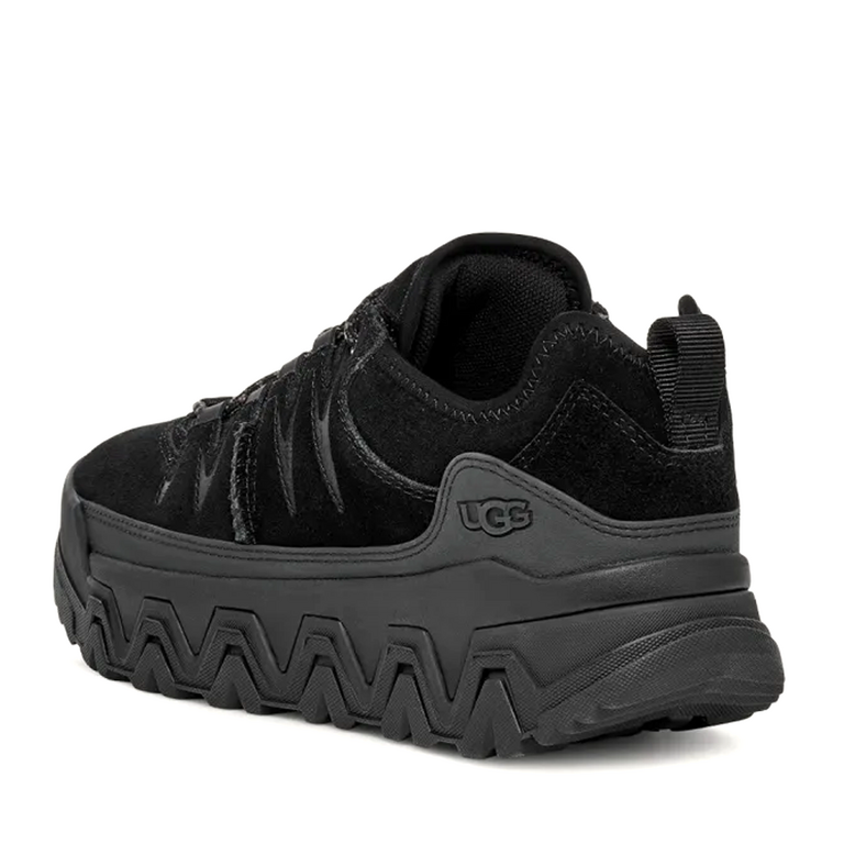 UGG Ghete waterproof bărbați UGG Captrail High Black din piele întoarsă ...