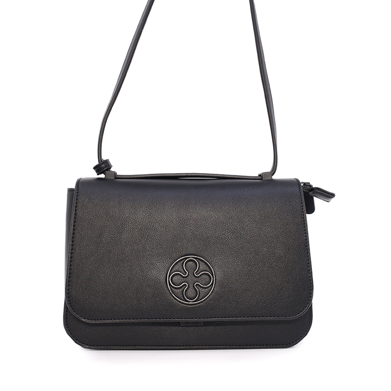 V73 Poșetă crossbody femei V73 neagră 1855POSSUH01N, geanta crossbody ...