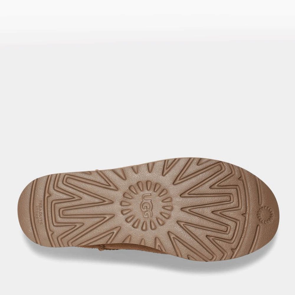 UGG Ghete femei UGG Classic Ultra Mini Platform Chestnut din piele ...