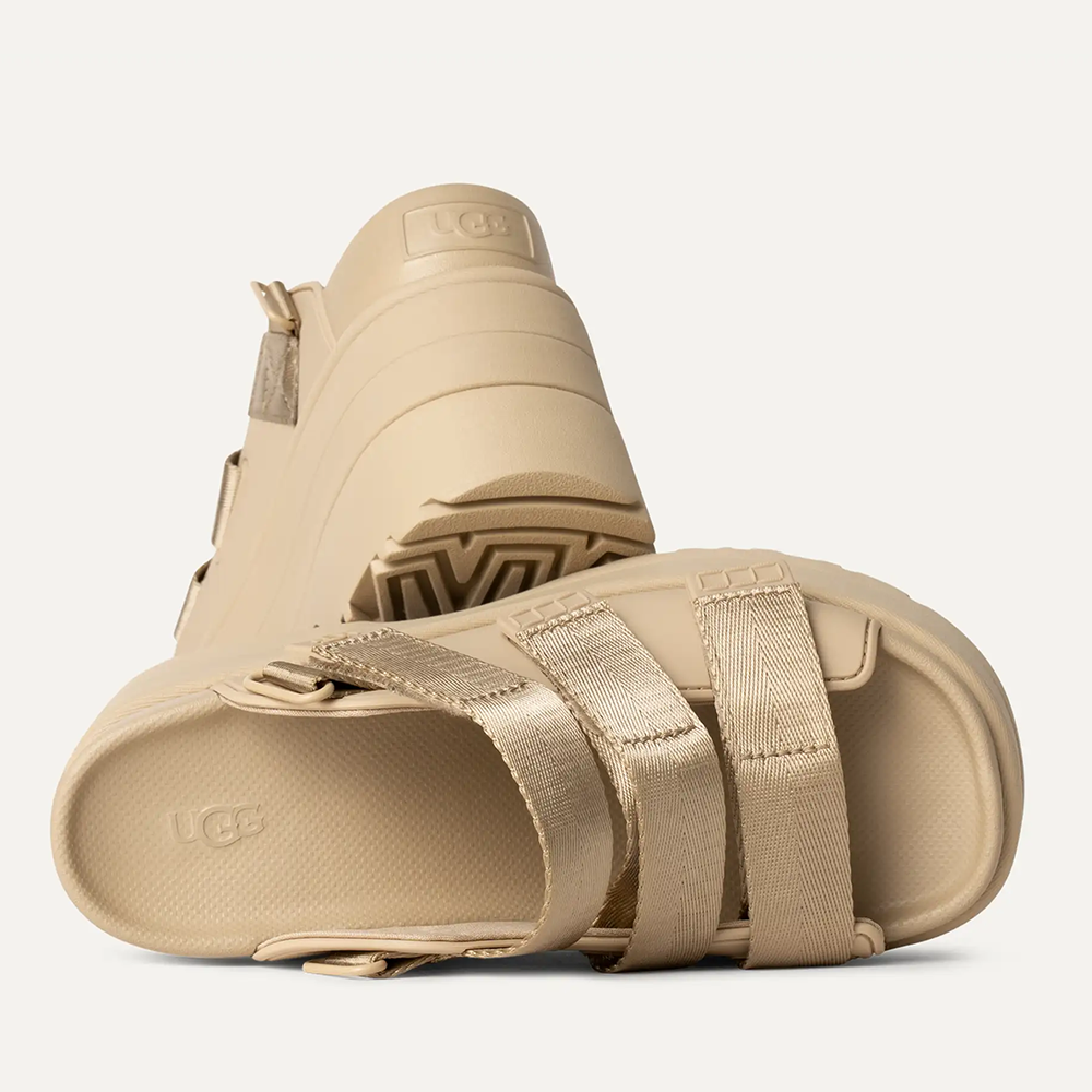 UGG Sandale cu platformă femei UGG Goldenstar Rise mustard seed 2399DS1167431TA, flatforme ugg ...